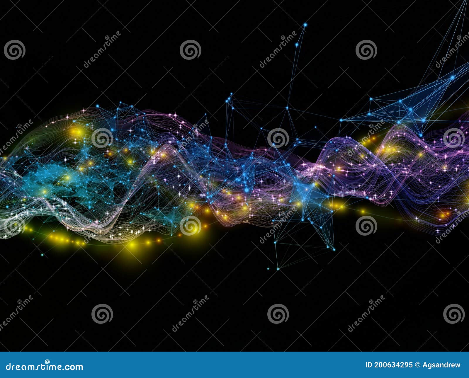Illusions of Space Frequencies Stock Illustration - Illustration of ...