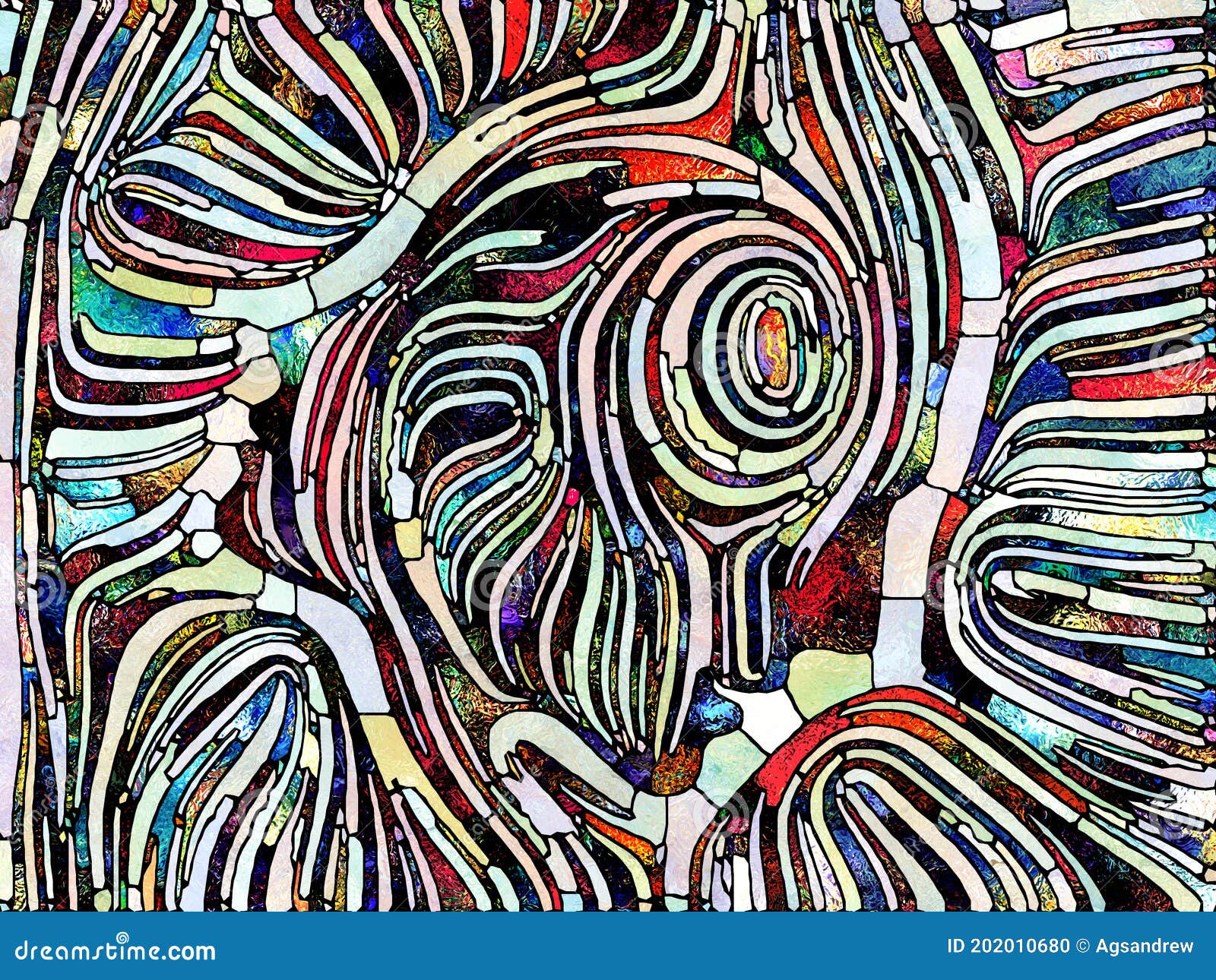 Illusions of Stained Glass stock illustration. Illustration of artwork ...