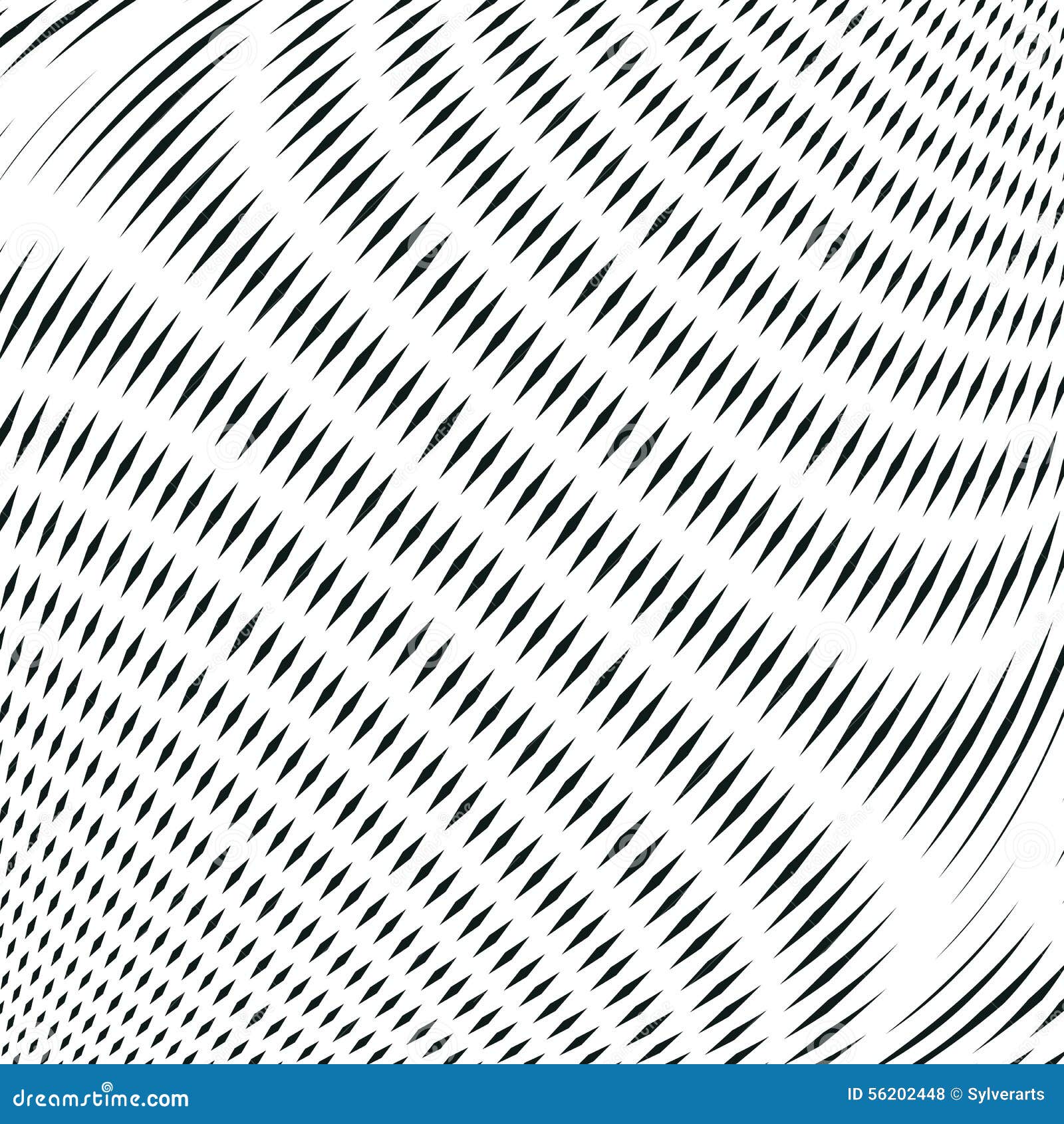 Illusive Background with Black Chaotic Lines, Moire Style. Contrast ...