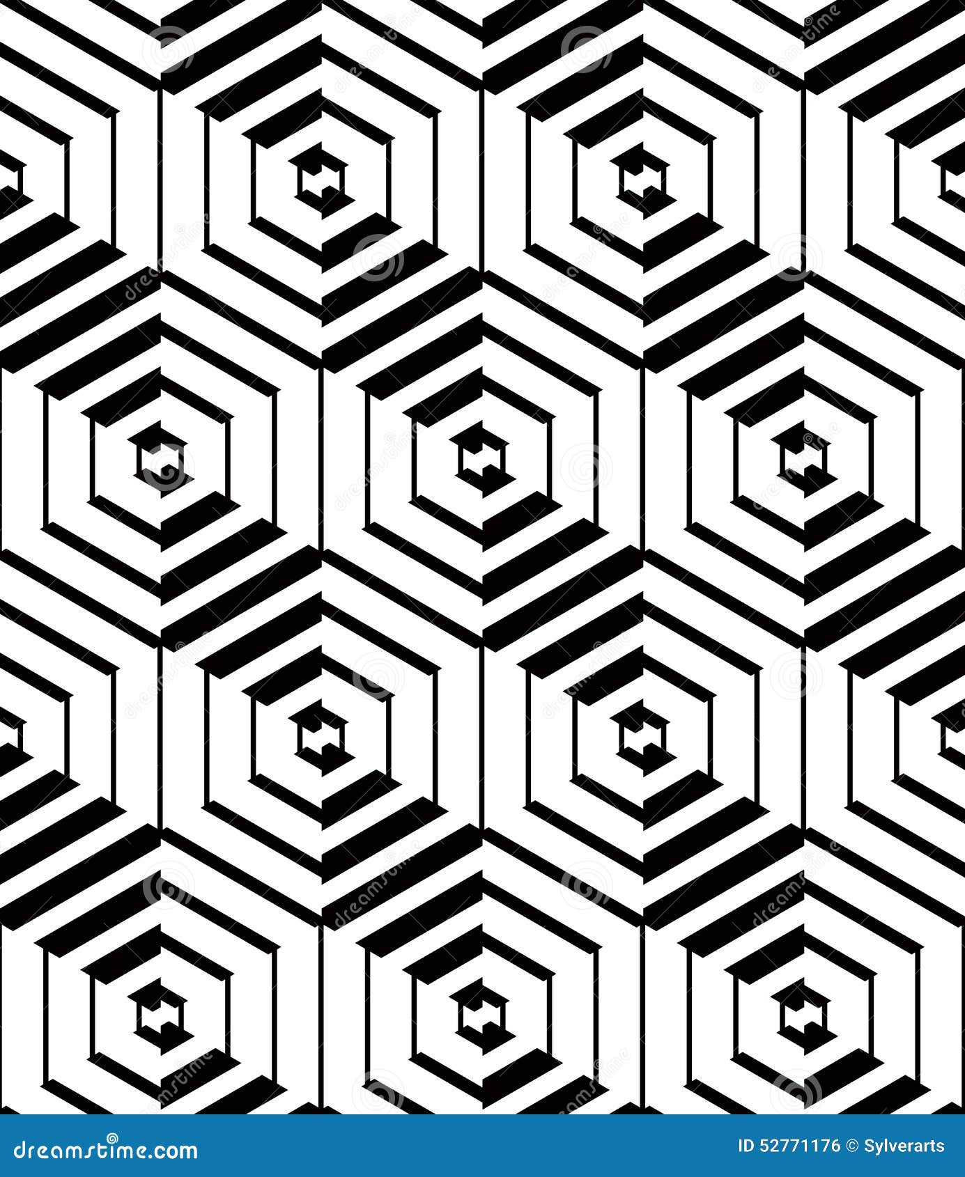 Continuous Monochrome Graphic Cell, Tile Texture. Seamless Tileable ...