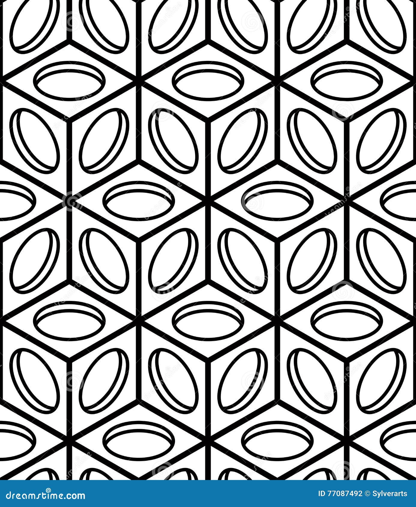 Continuous Monochrome Vector Poly Array Texture. Repeat Elegant Graphic, Cell Design Pattern ...
