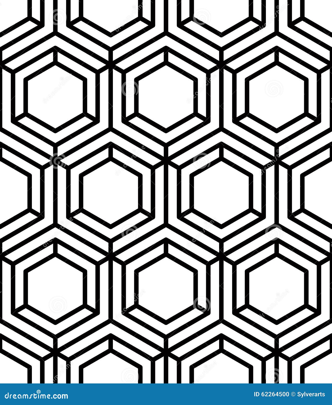 Continuous Monochrome Graphic Cell, Tile Texture. Seamless Tileable ...