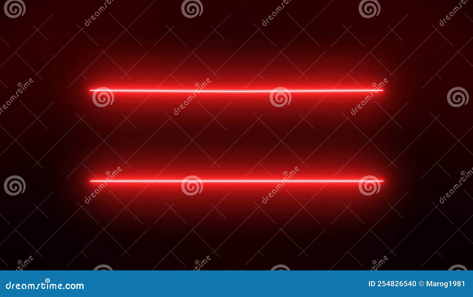 Illustation of Glowing Neon Lines in Red Stock Illustration ...