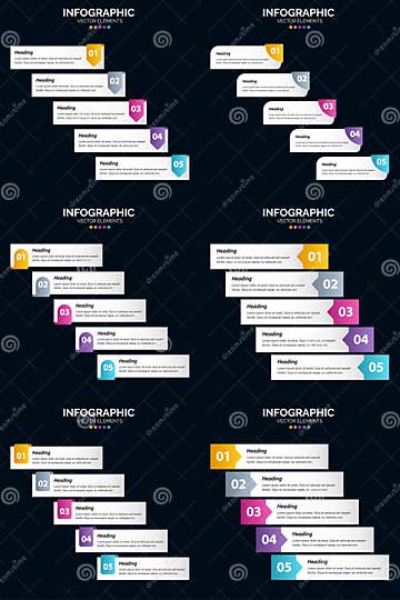 Illustrate Complex Ideas with Six Vector Infographics and Cycle ...