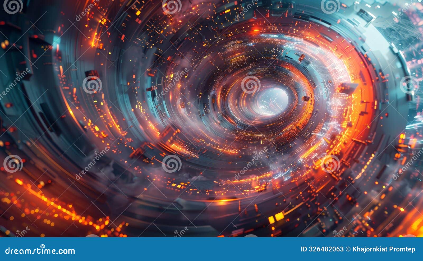 Illustrate a Detailed Scene of Advanced Geometry and Sleek Patterns ...