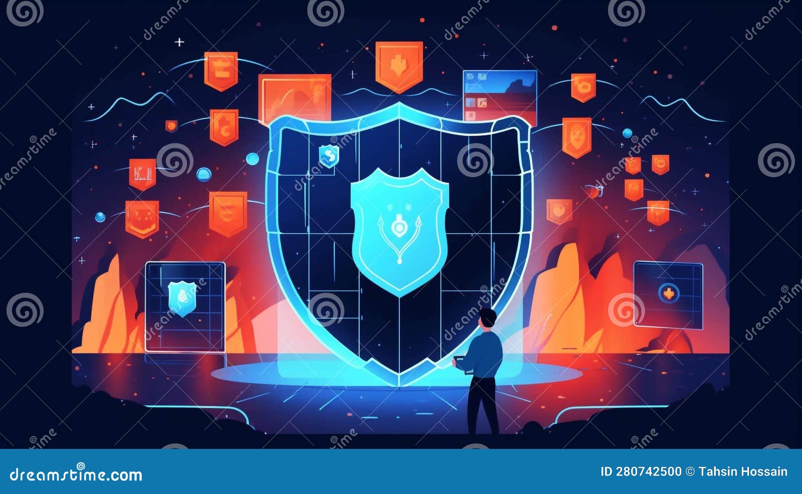 Illustrate The Importance Of Internet Safety And Data Privacy With A ...