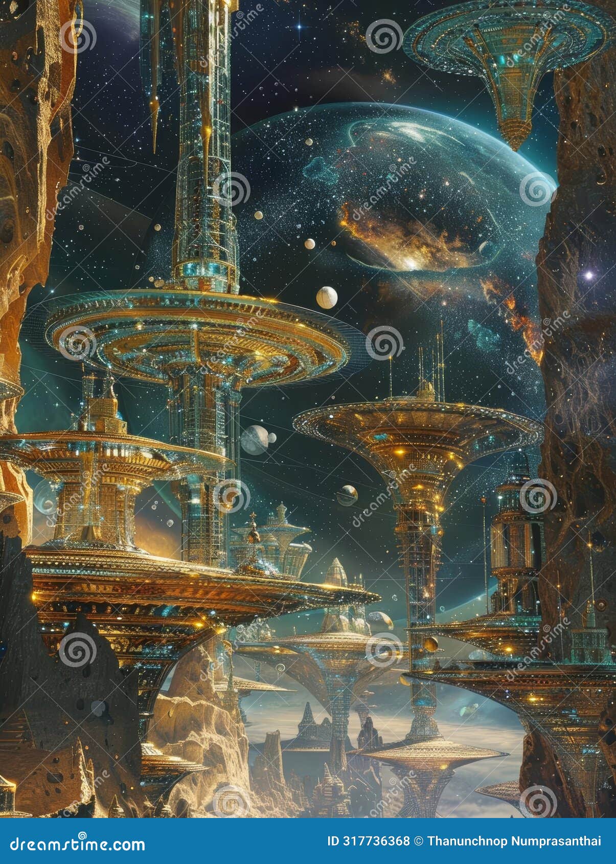 Illustrate A Mesmerizing Scene That Harmonizes The Intricate Patterns ...