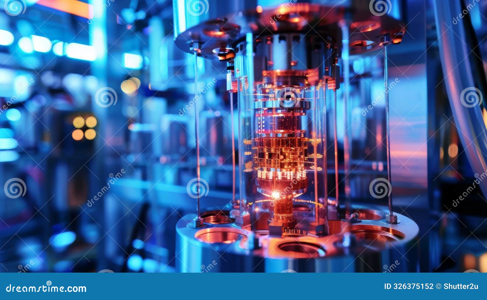 Illustrate a Quantum Computer Performing a Cyber Security Operation ...