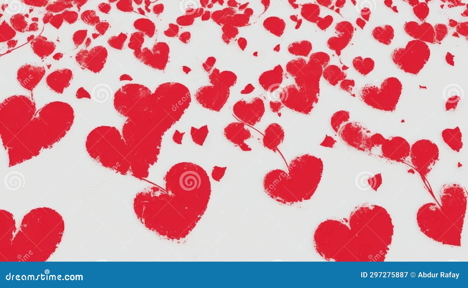 Illustrate a Vector Pattern of White and Red Footsteps Leading Towards ...