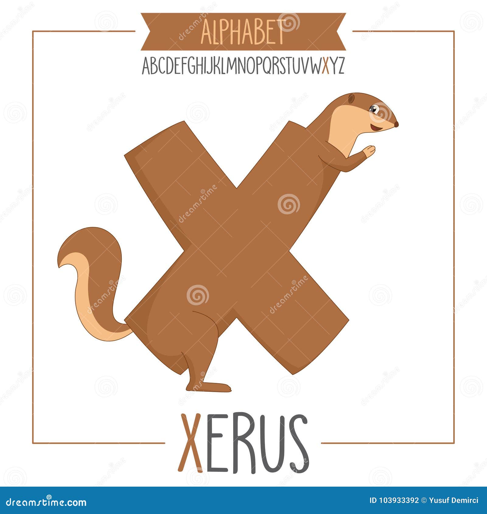 Illustrated Alphabet Letter M And Mouse Vector Illustration ...