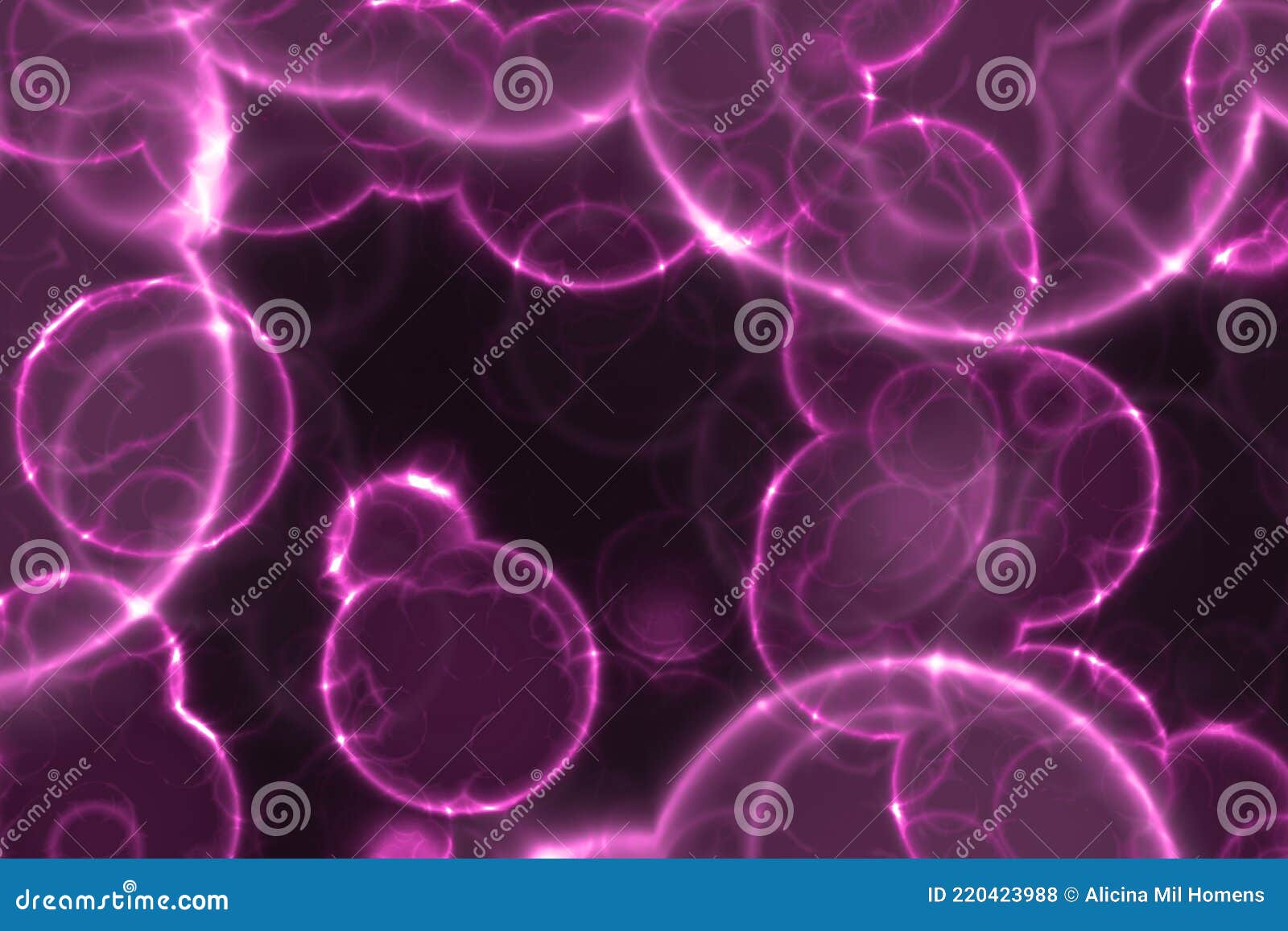 Illustrated Background with Simulation of Human Cells Seen Under a ...