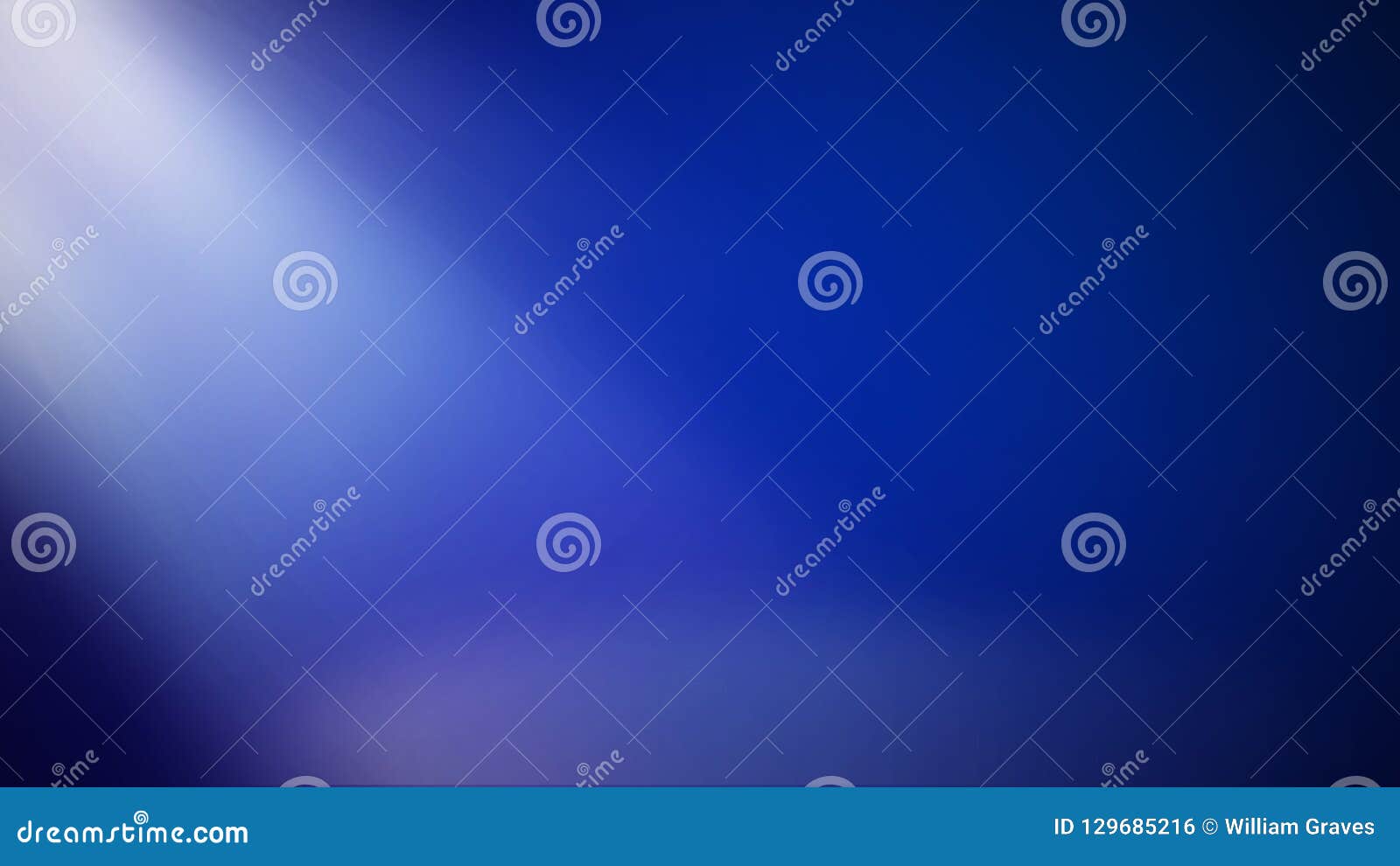 Illustrated Bright Stage Light on Subtle Blue Background ...