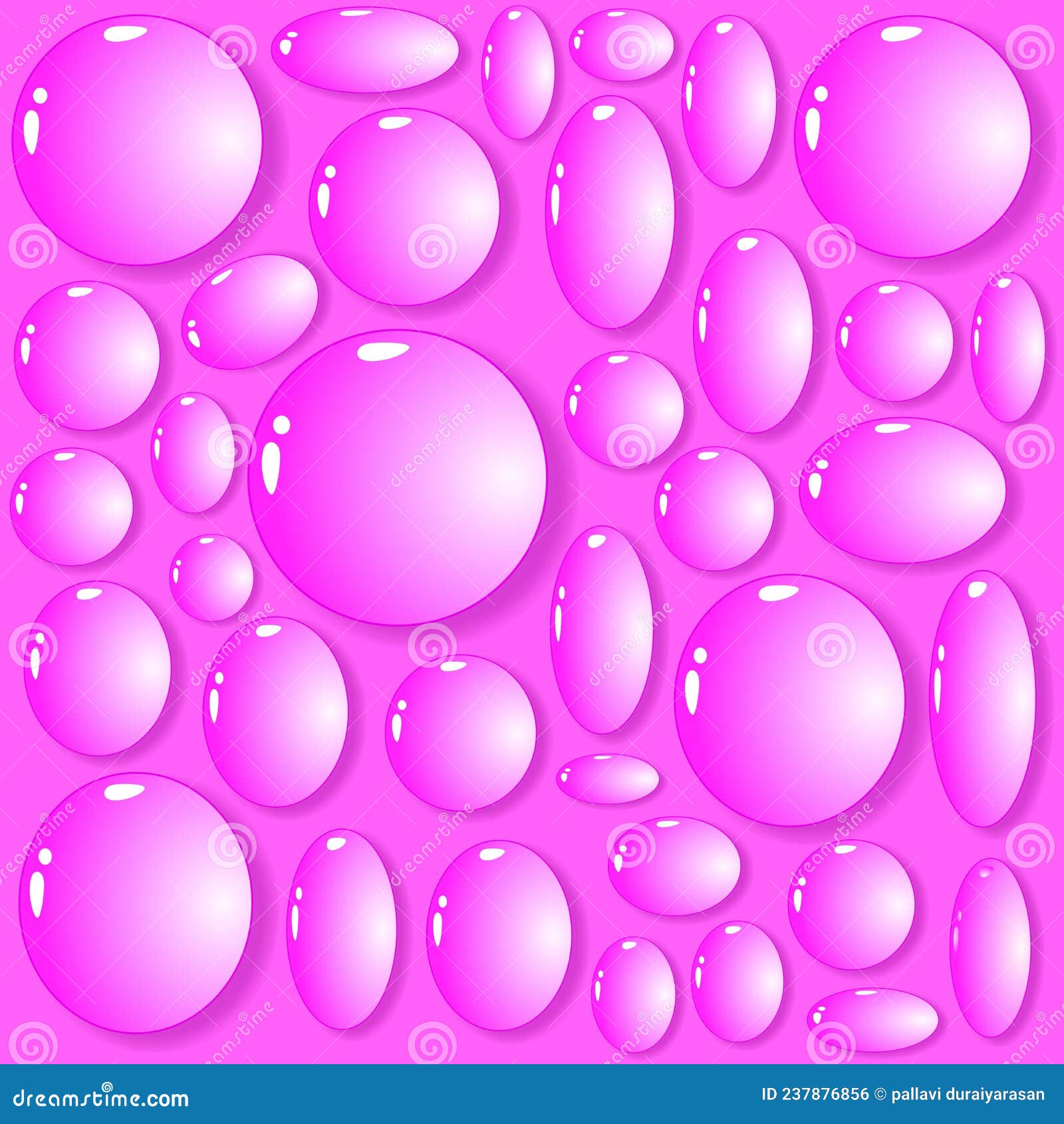 Illustrated Design about Bubbles Background. Stock Illustration ...
