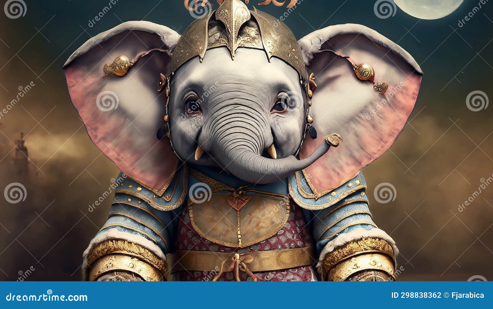 Illustrated Elephant Character Stock Illustration - Illustration of ...