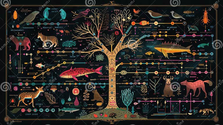 Illustrated Evolutionary Tree of Life, a Visual Journey through Time ...