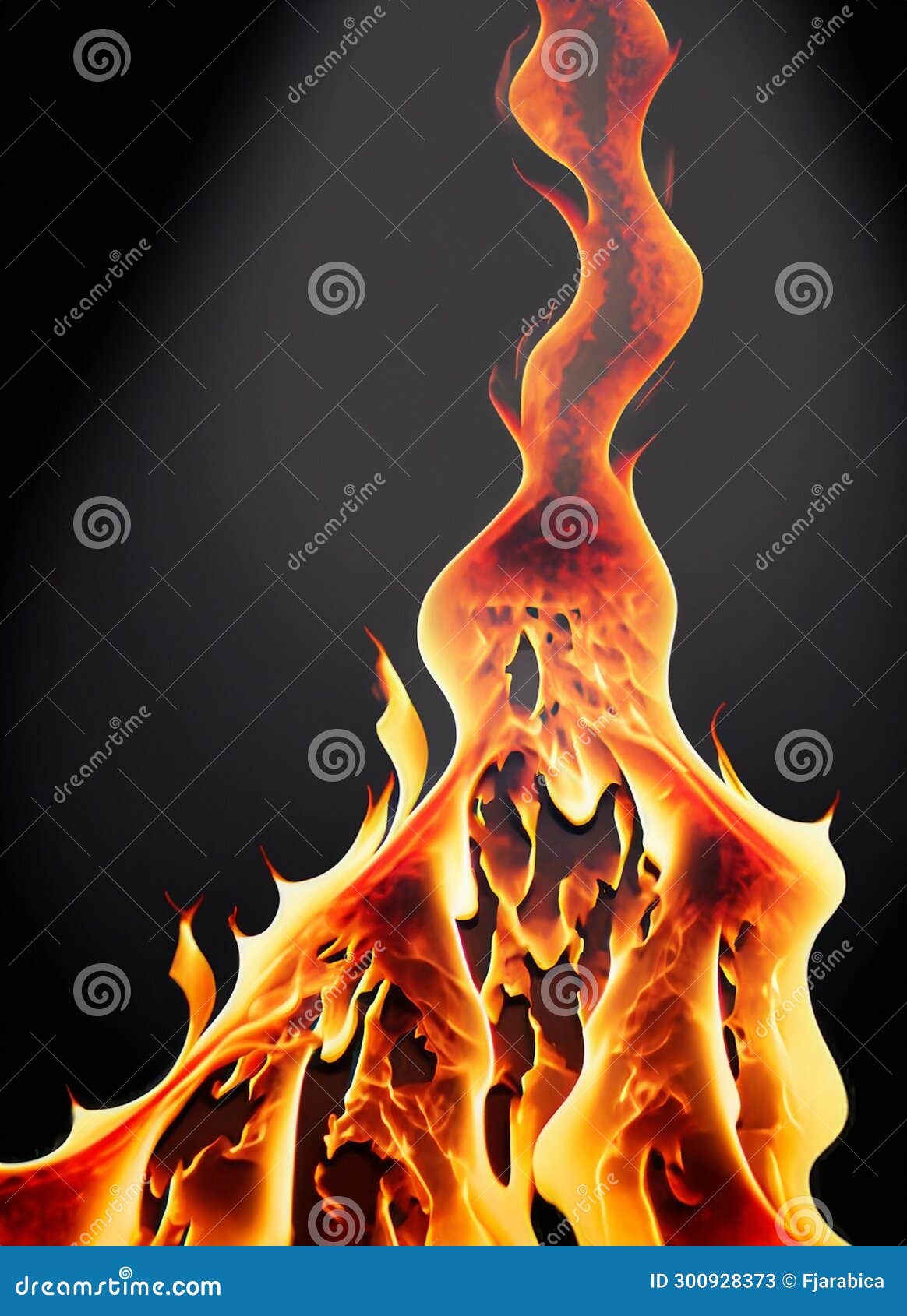 Illustrated Fire Flame Suitable As Background Stock Illustration ...