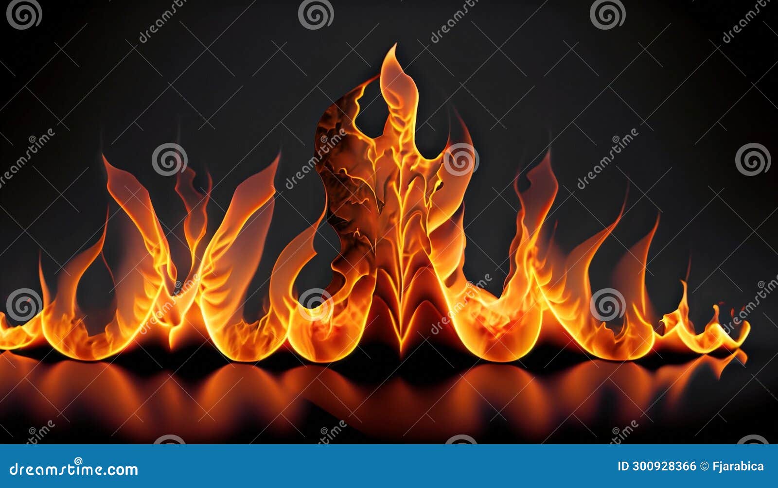 Illustrated Fire Flame Suitable As Background Stock Illustration ...