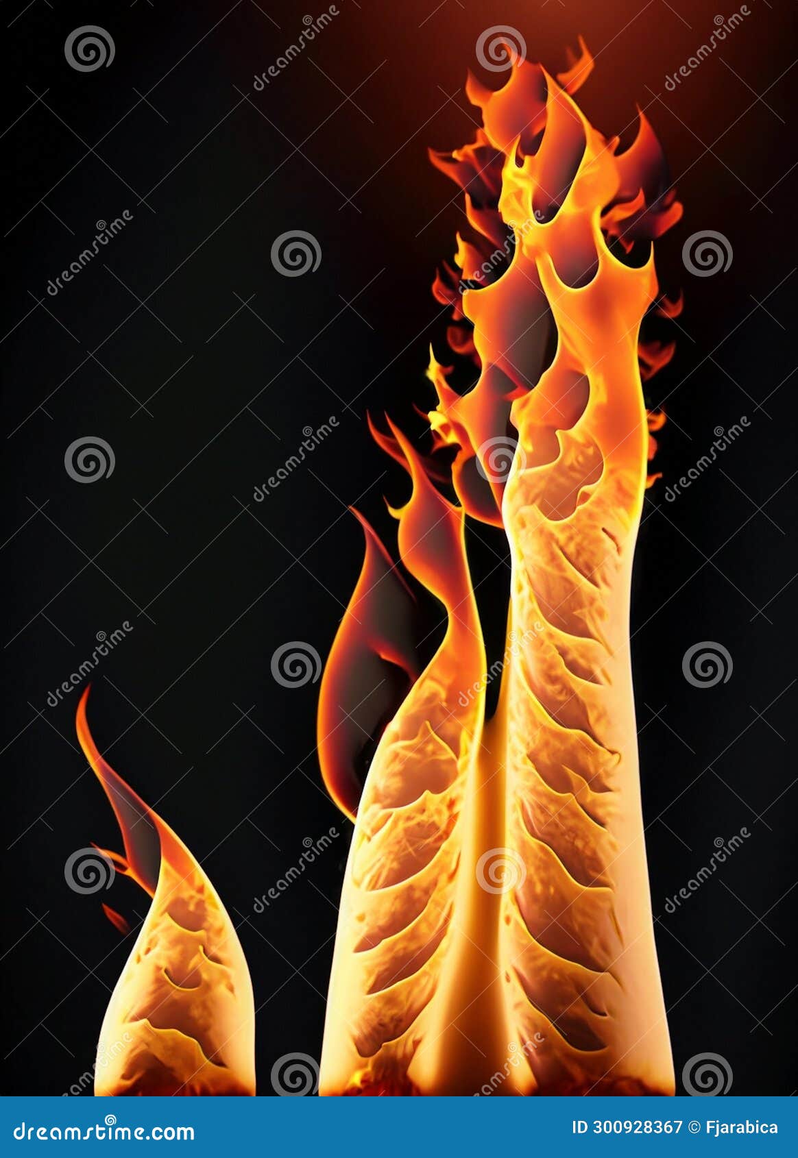 Illustrated Fire Flame Suitable As Background Stock Illustration ...