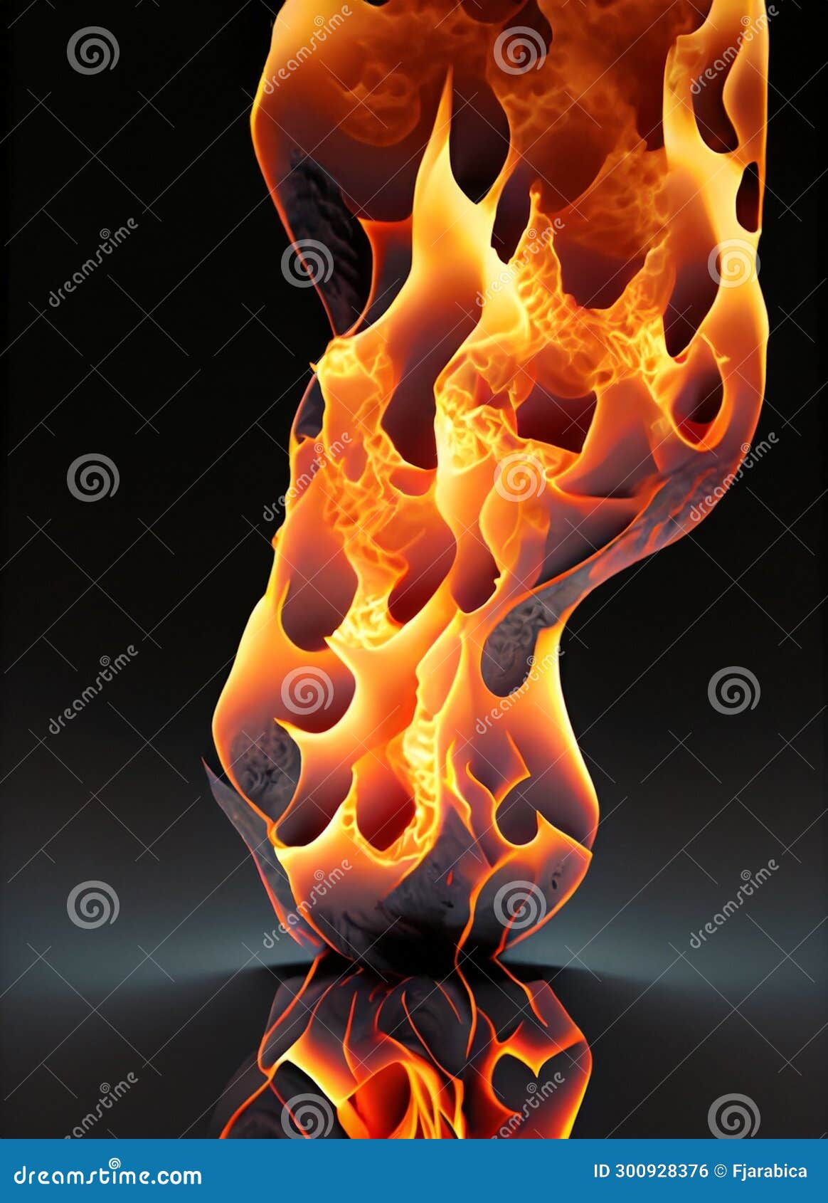 Illustrated Fire Flame Suitable As Background Stock Illustration ...