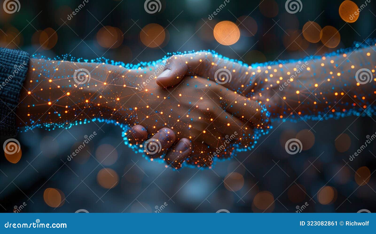 Digital Handshake Connecting through Technology, Building Bonds for ...