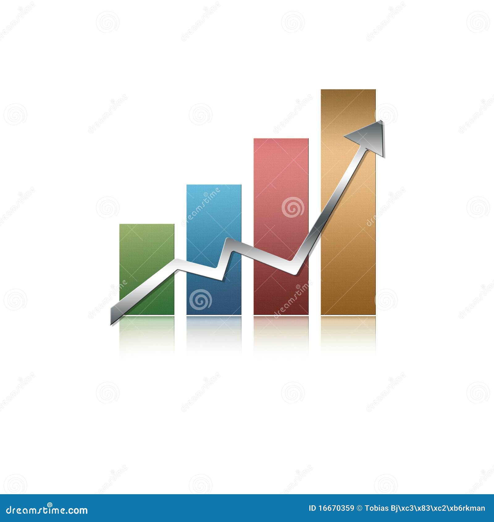 Illustrated graph stock illustration. Illustration of shine - 16670359