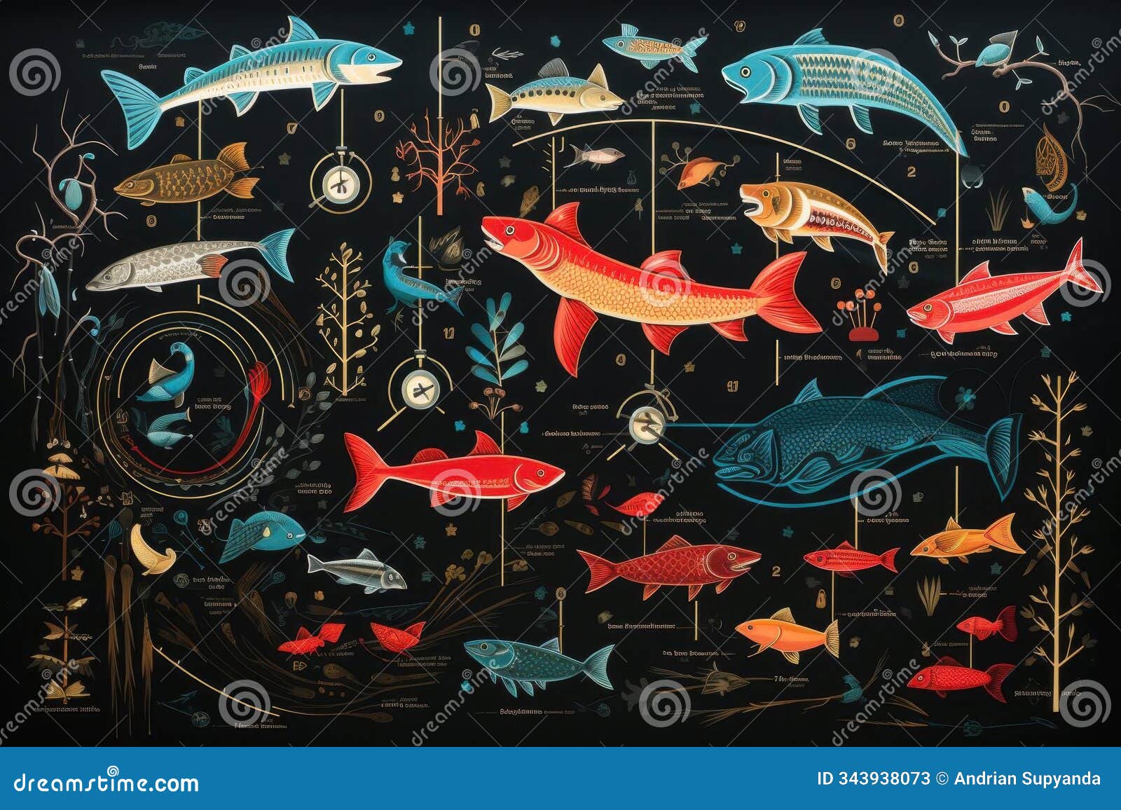 Illustrated Guide To Fish Evolution, From Tiny Fry To Majestic Salmon ...