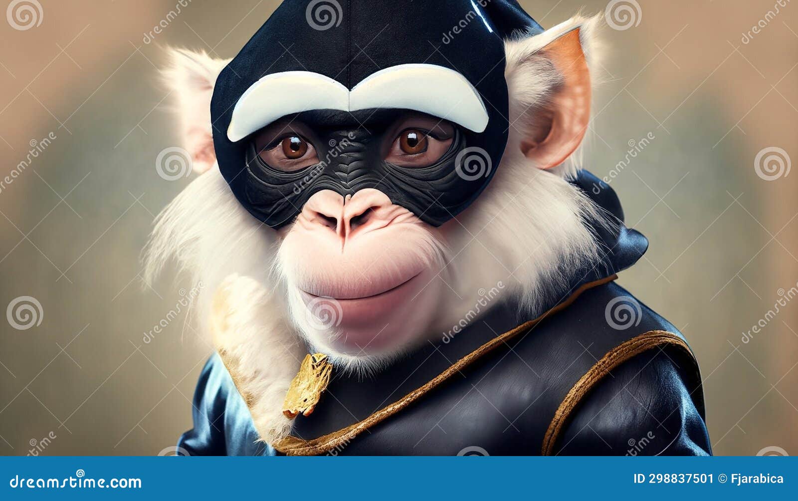 Illustrated Monkey Character Stock Illustration - Illustration of ...