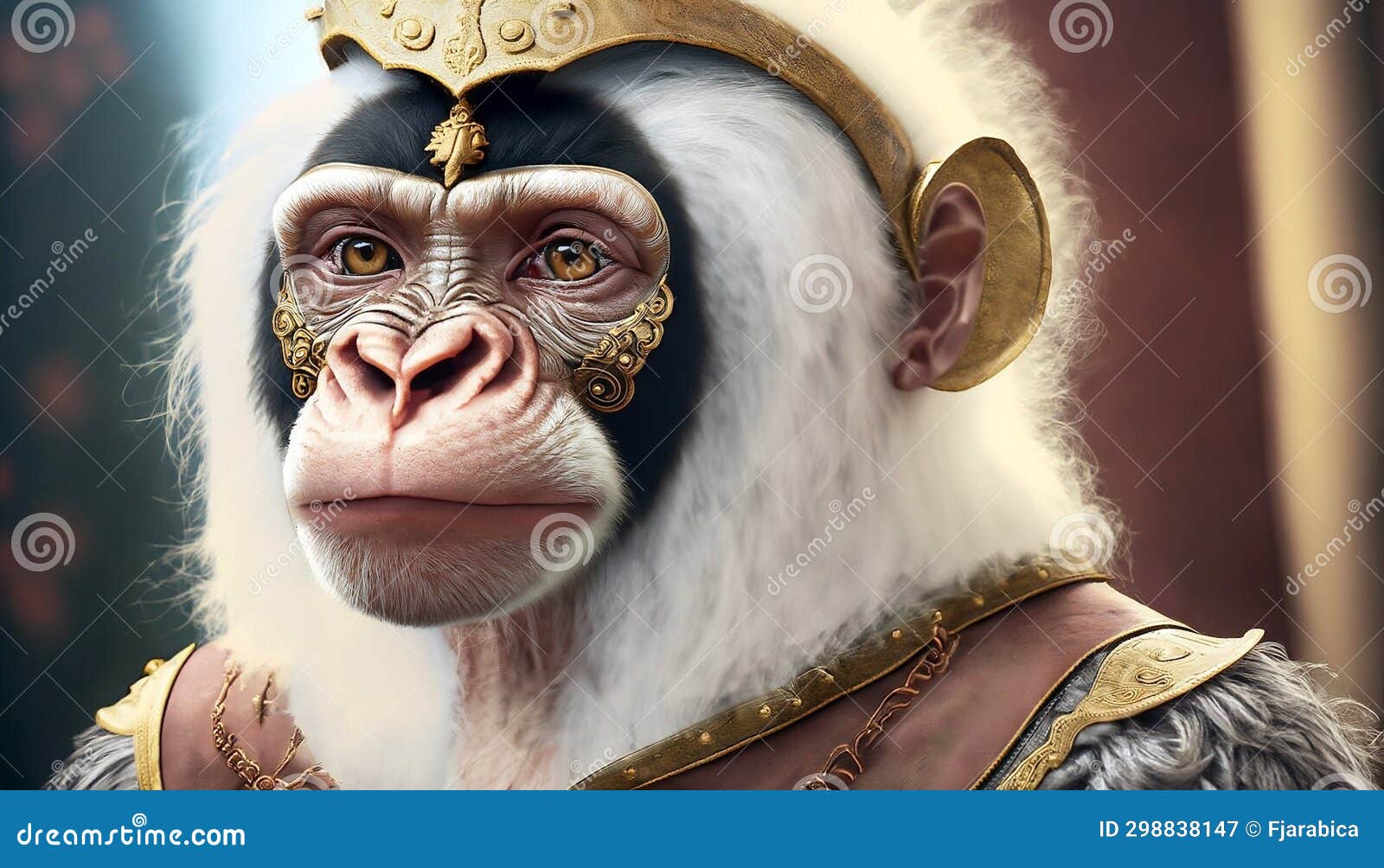 Illustrated Monkey Character Stock Illustration - Illustration of ...