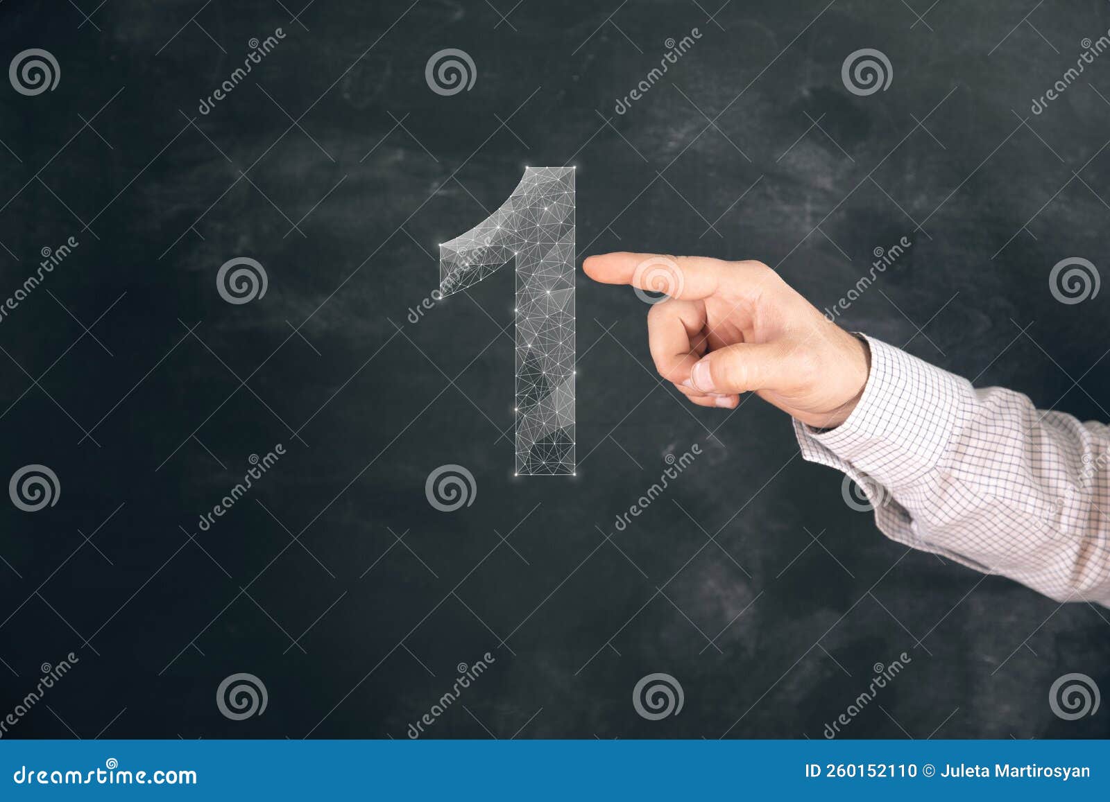 Illustrated Numeral 1 from the Web Stock Photo - Image of numerals ...