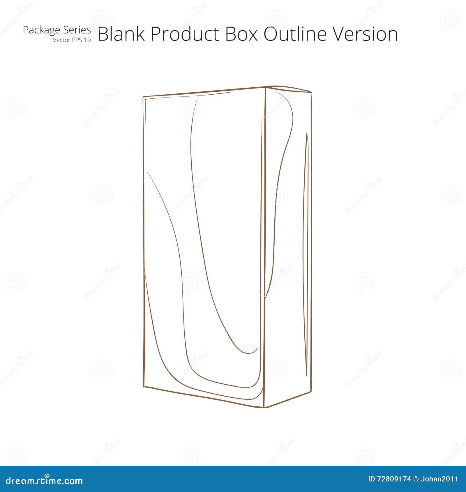 Illustrated product box stock vector. Illustration of crate - 72809174