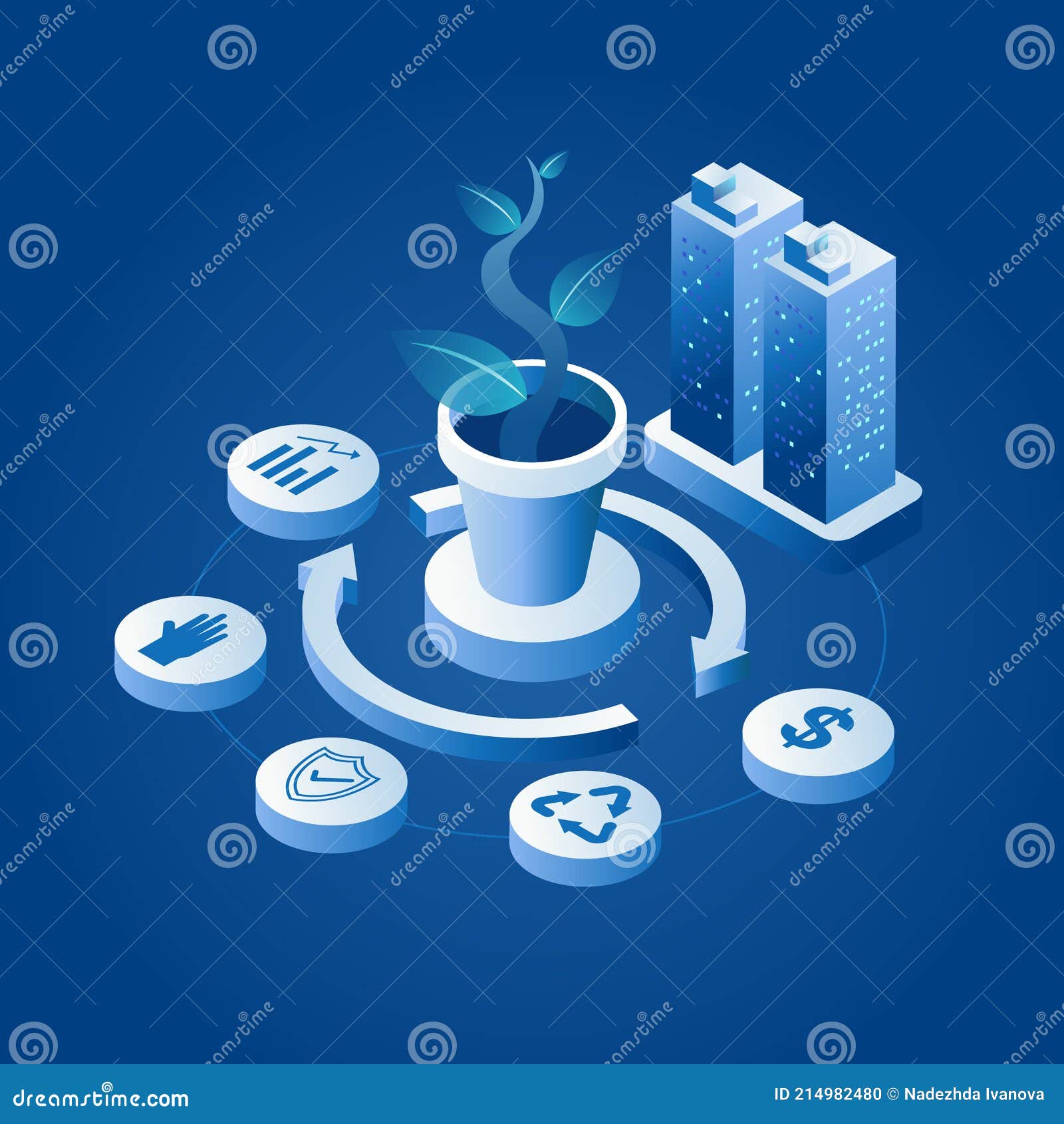 Illustrated Rse Concept Illustrated Vector Illustration. Stock Vector ...