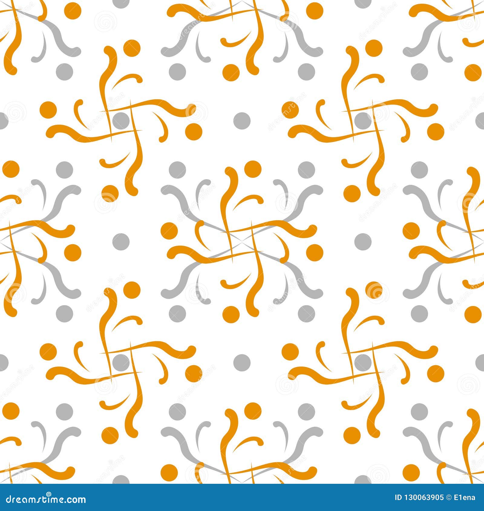 Illustrated Seamless Abstract Background, Light Repeat Pattern Stock ...