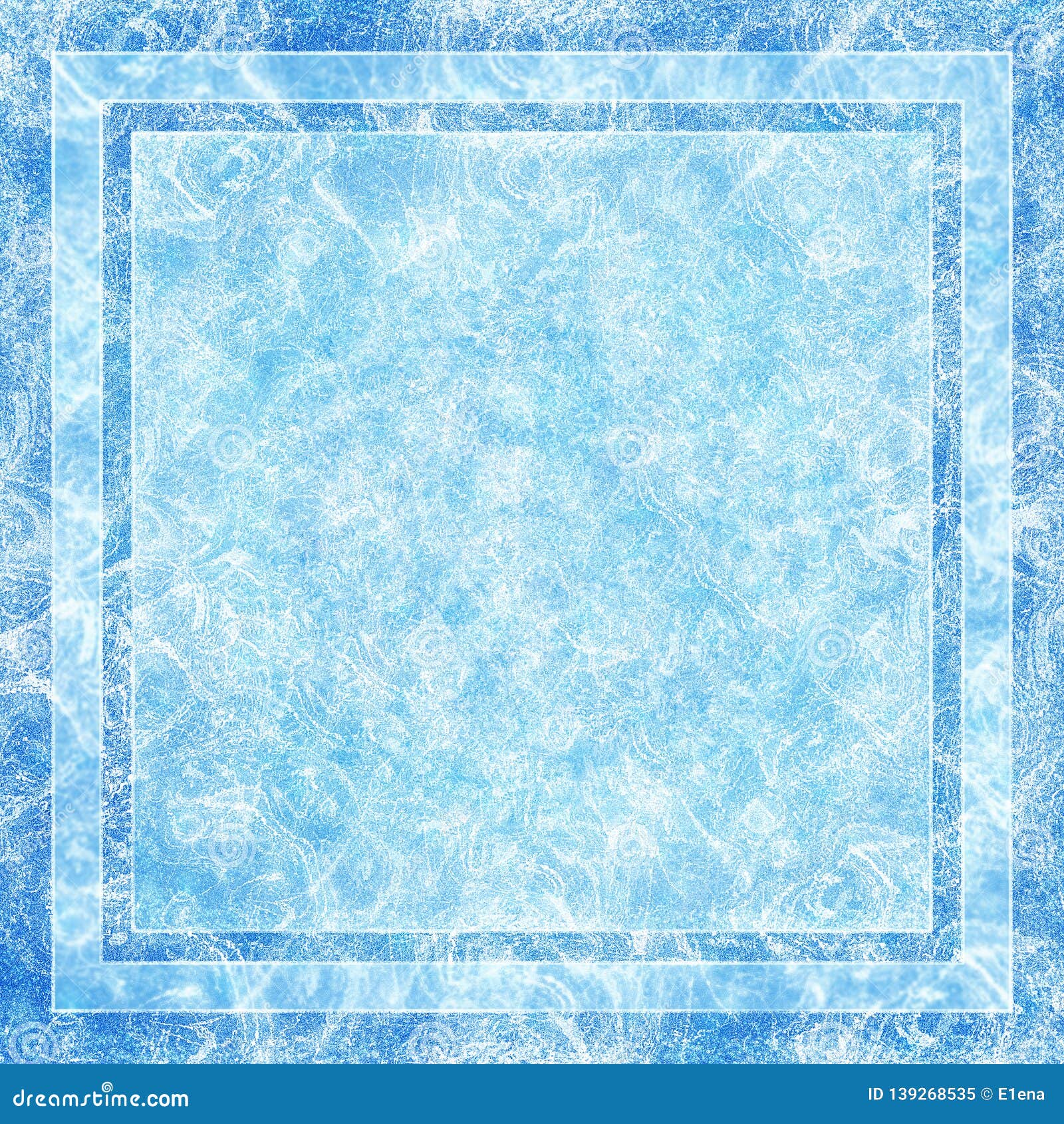Illustrated Square Marble Background with Transparent Frame Stock ...