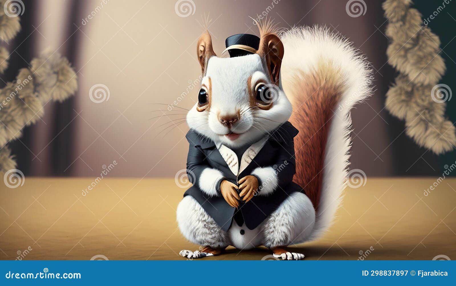 Illustrated Squirrel Character Stock Illustration - Illustration of ...
