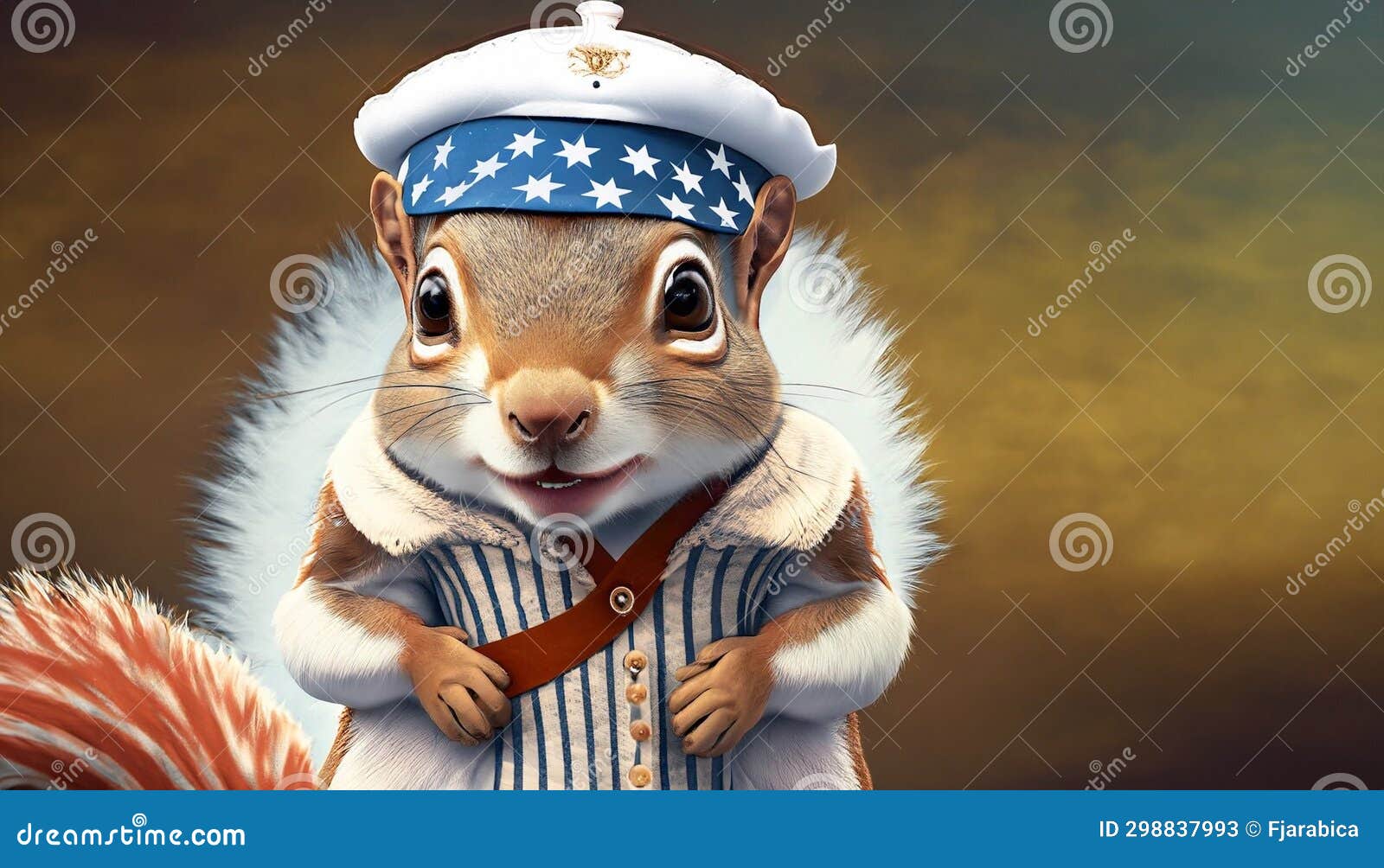 Illustrated Squirrel Character Stock Illustration - Illustration of ...