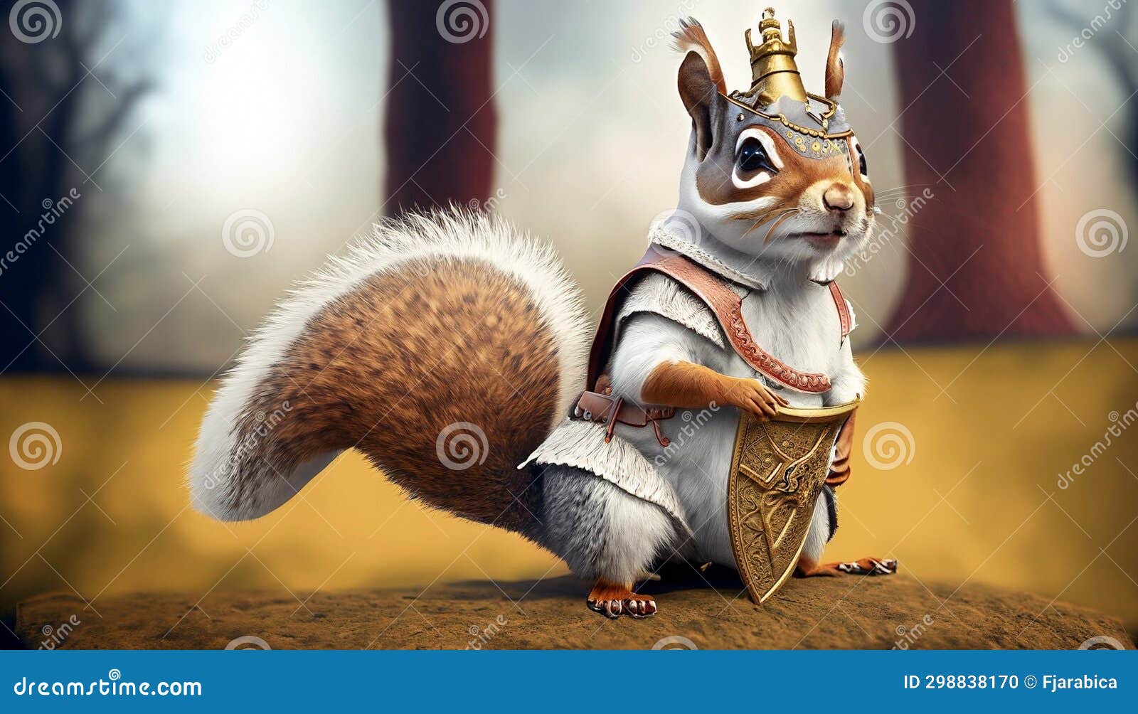 Illustrated Squirrel Character Stock Illustration - Illustration of ...