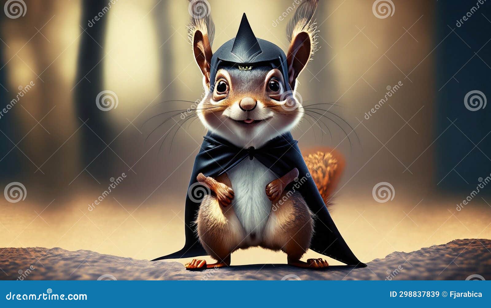 Illustrated Squirrel Character Stock Illustration - Illustration of ...