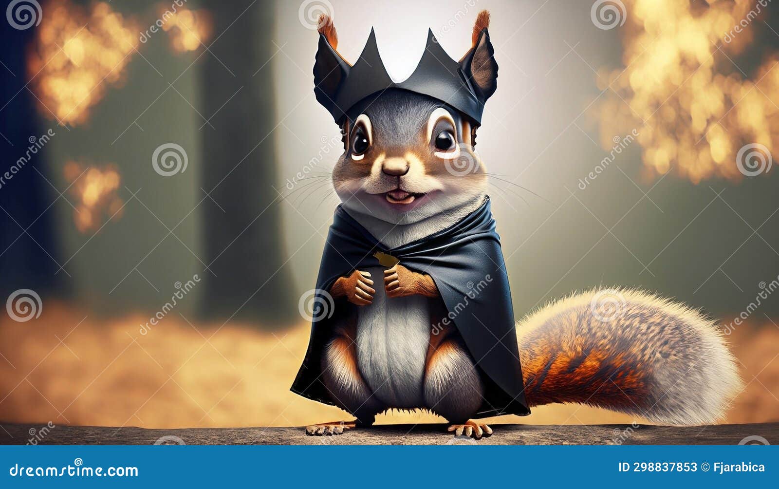Illustrated Squirrel Character Stock Illustration - Illustration of ...