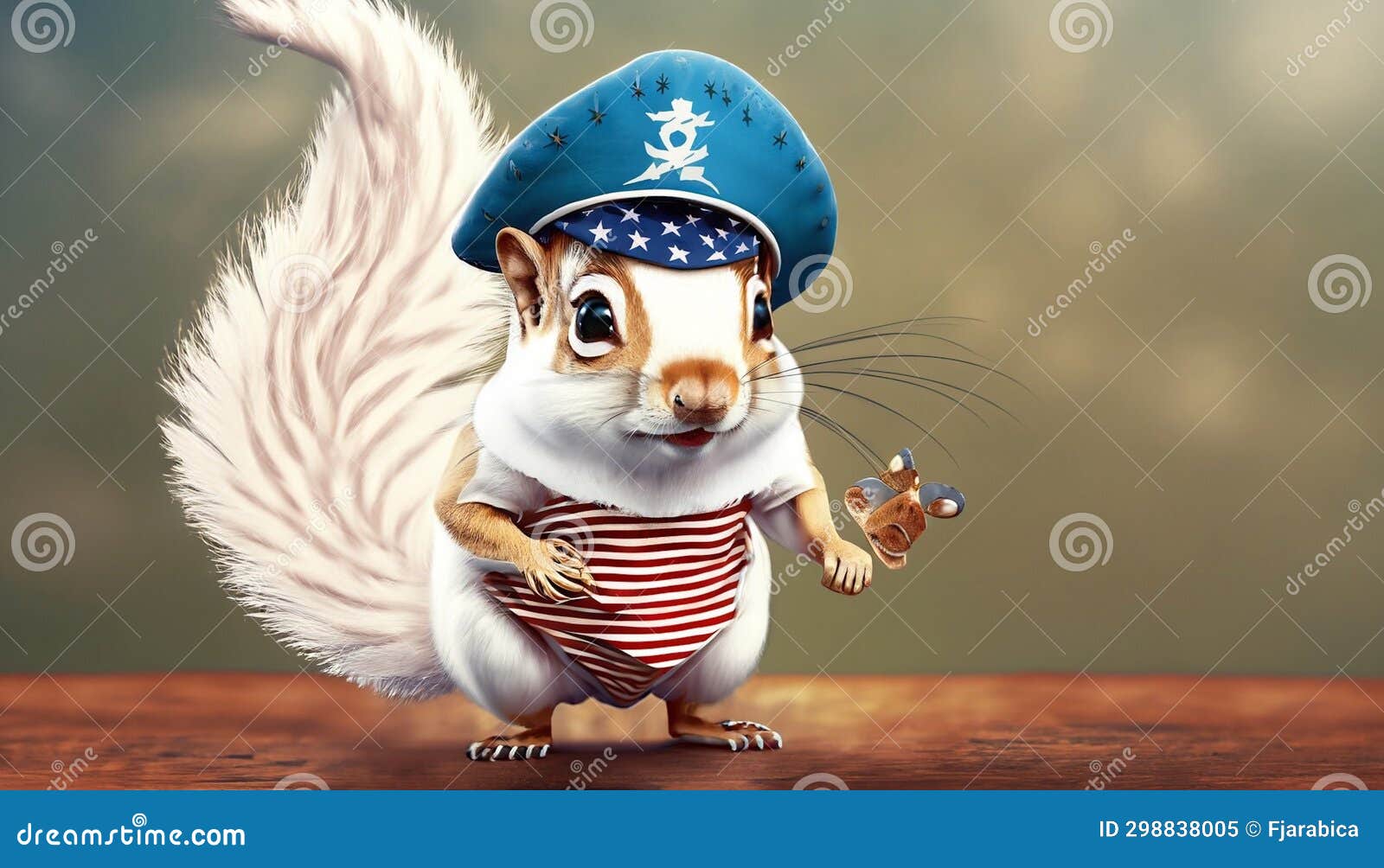 Illustrated Squirrel Character Stock Illustration - Illustration of ...