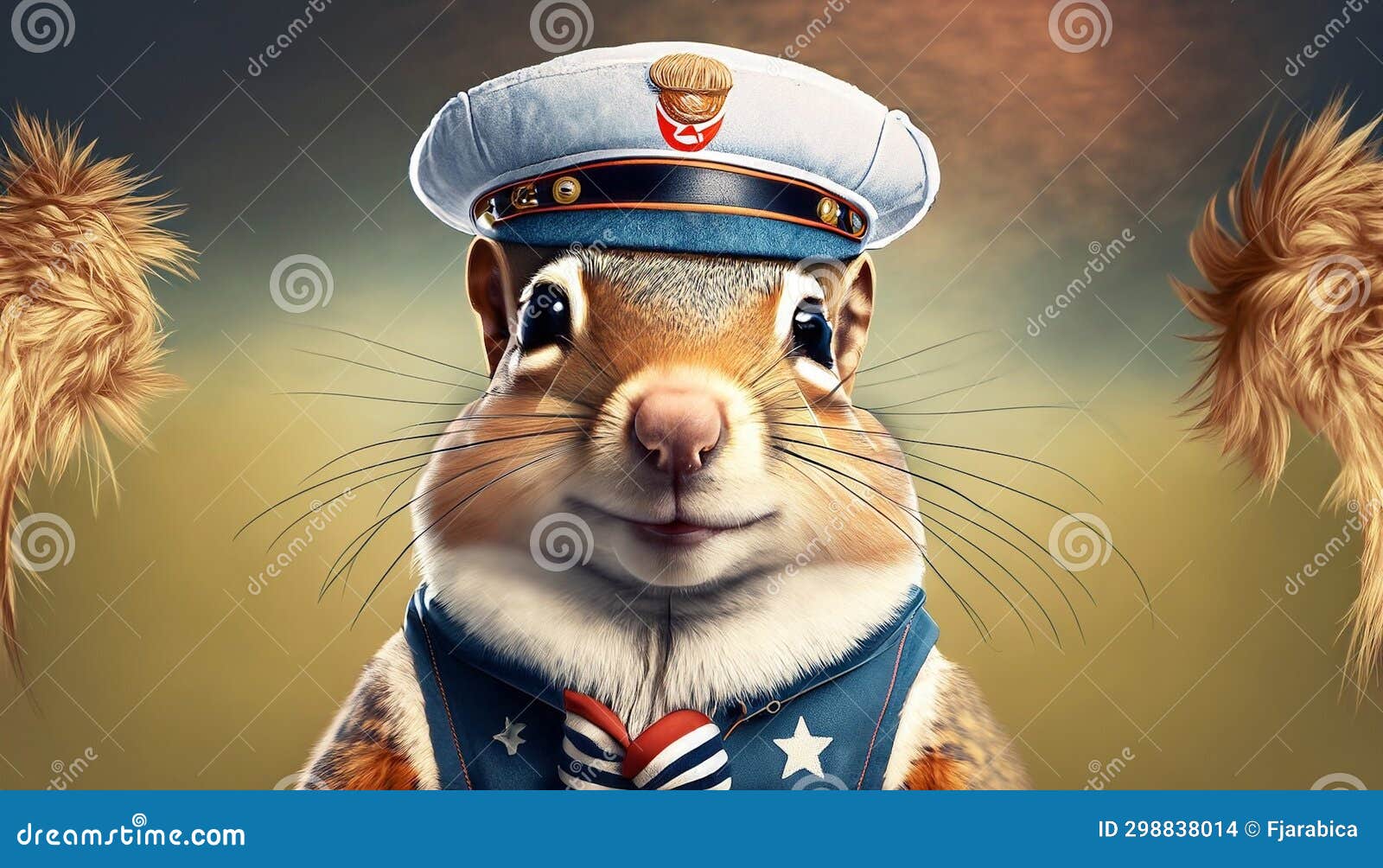 Illustrated Squirrel Character Stock Illustration - Illustration of ...