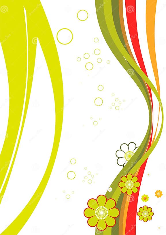 Illustrated streamers stock vector. Illustration of flowers - 2487388