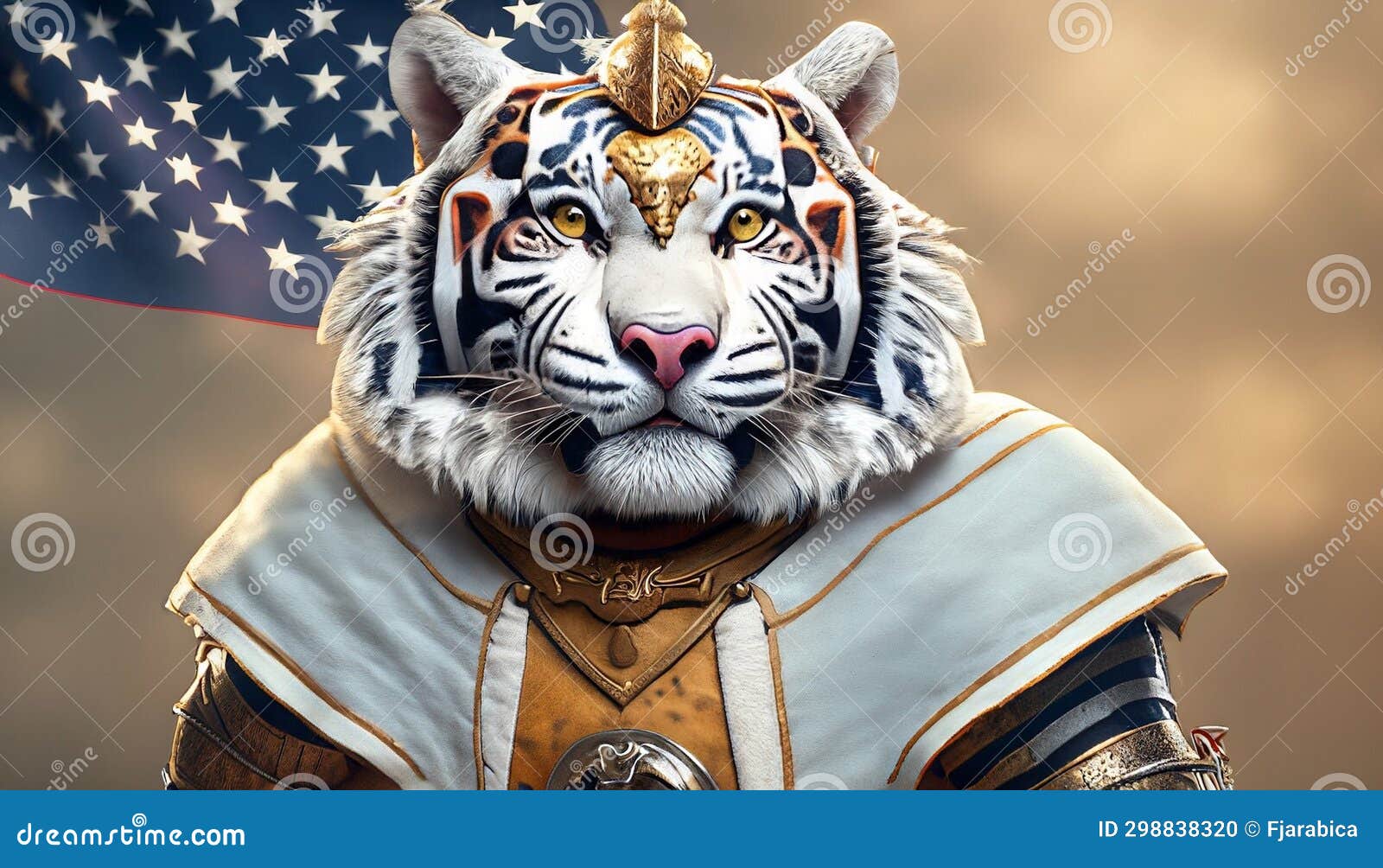 Illustrated Tiger Character Stock Illustration - Illustration of ...