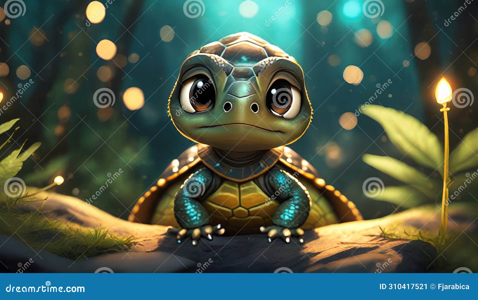 Illustrated turtle stock illustration. Illustration of face - 310417521