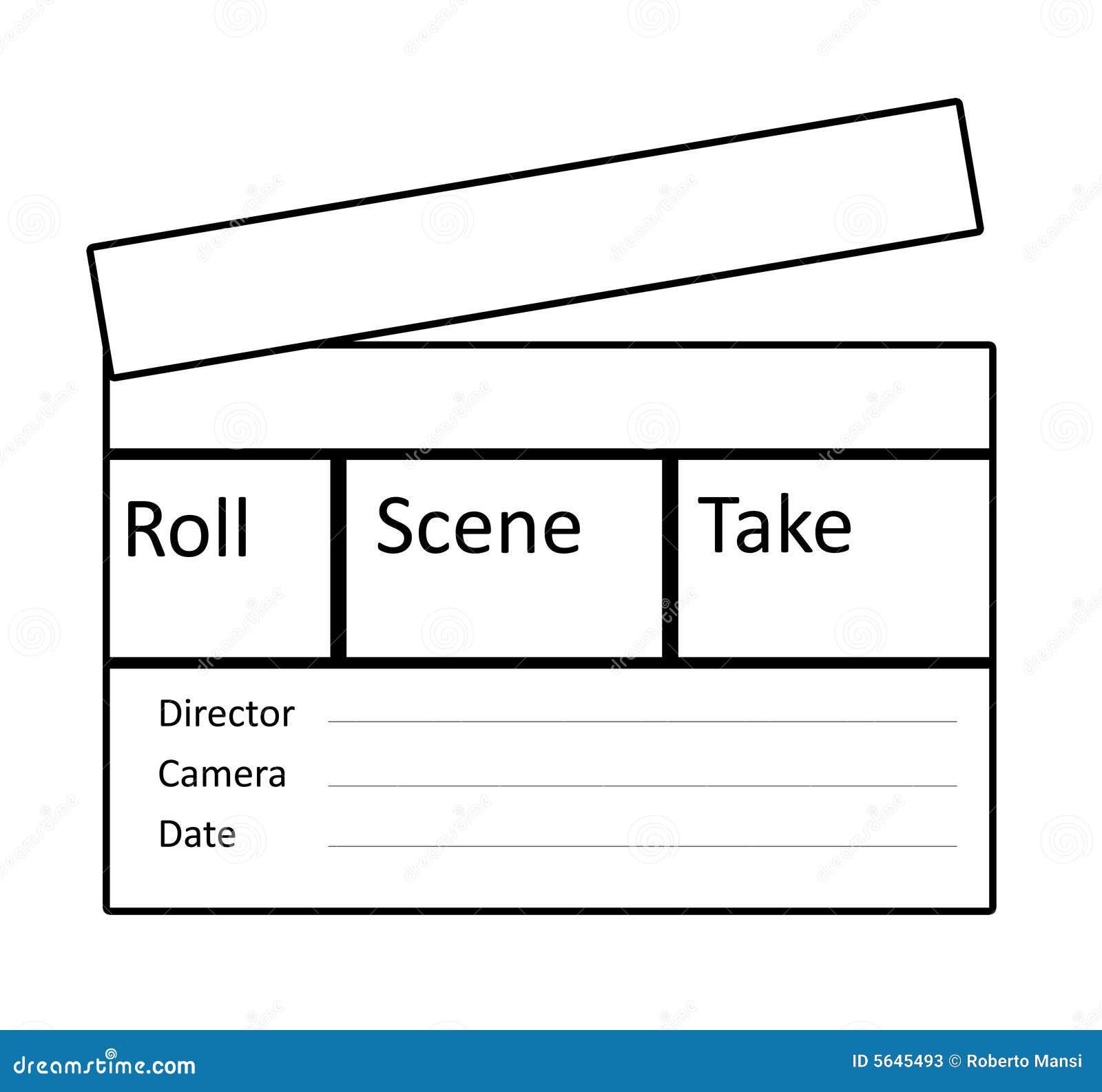 3d Ciak Stock Photo | CartoonDealer.com #58218186