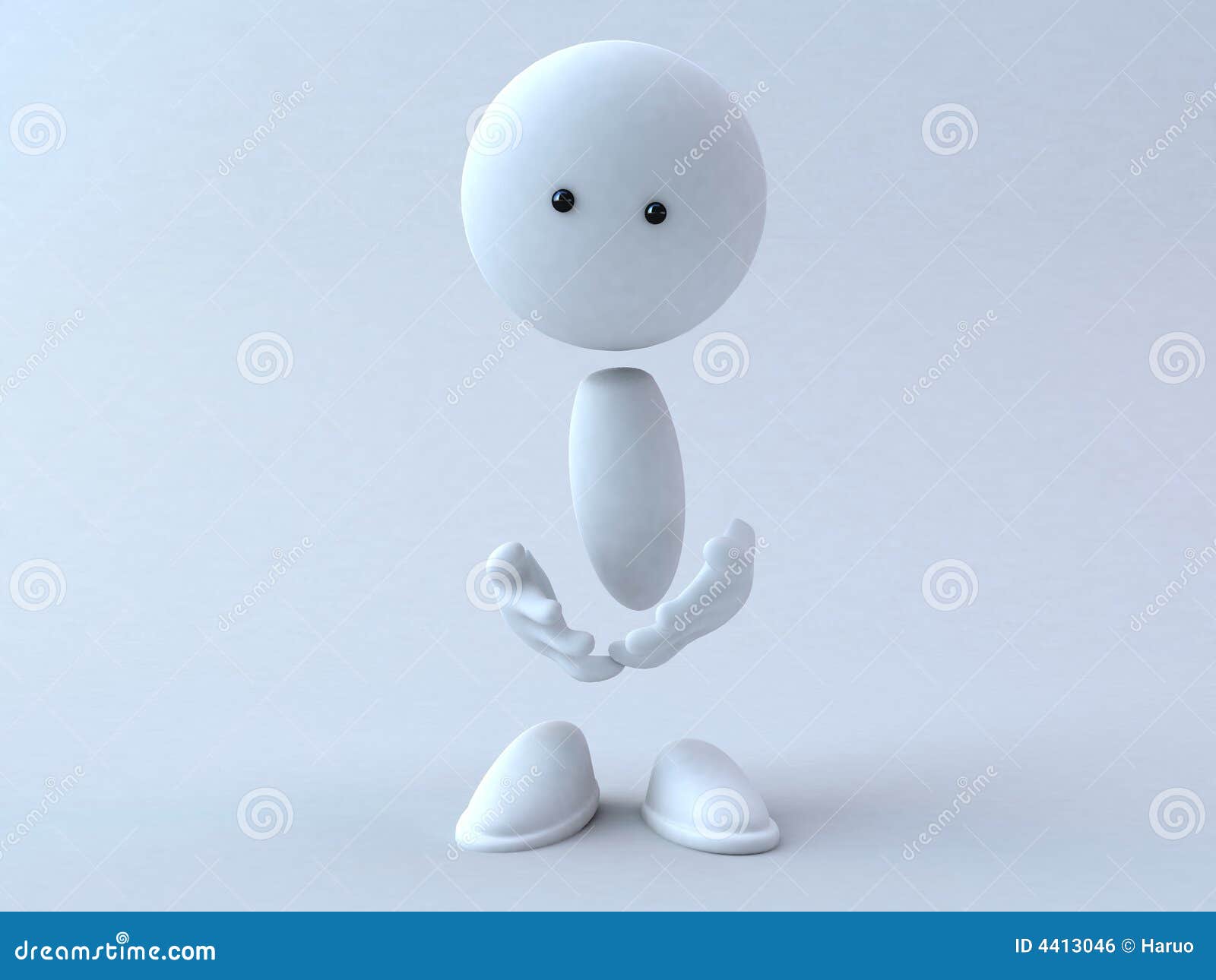 Illustrated white figure stock illustration. Illustration of dots - 4413046