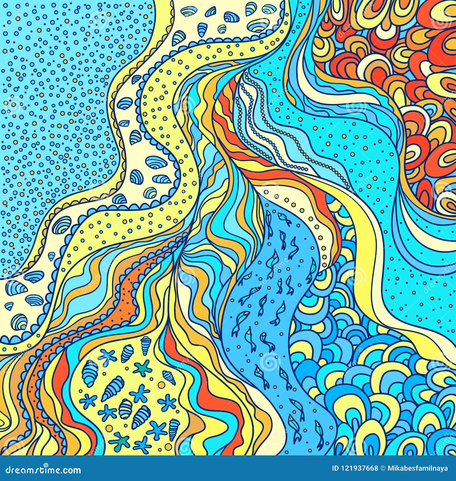 Illustratie Creatief art vector illustratie. Illustration of ontwerp ...