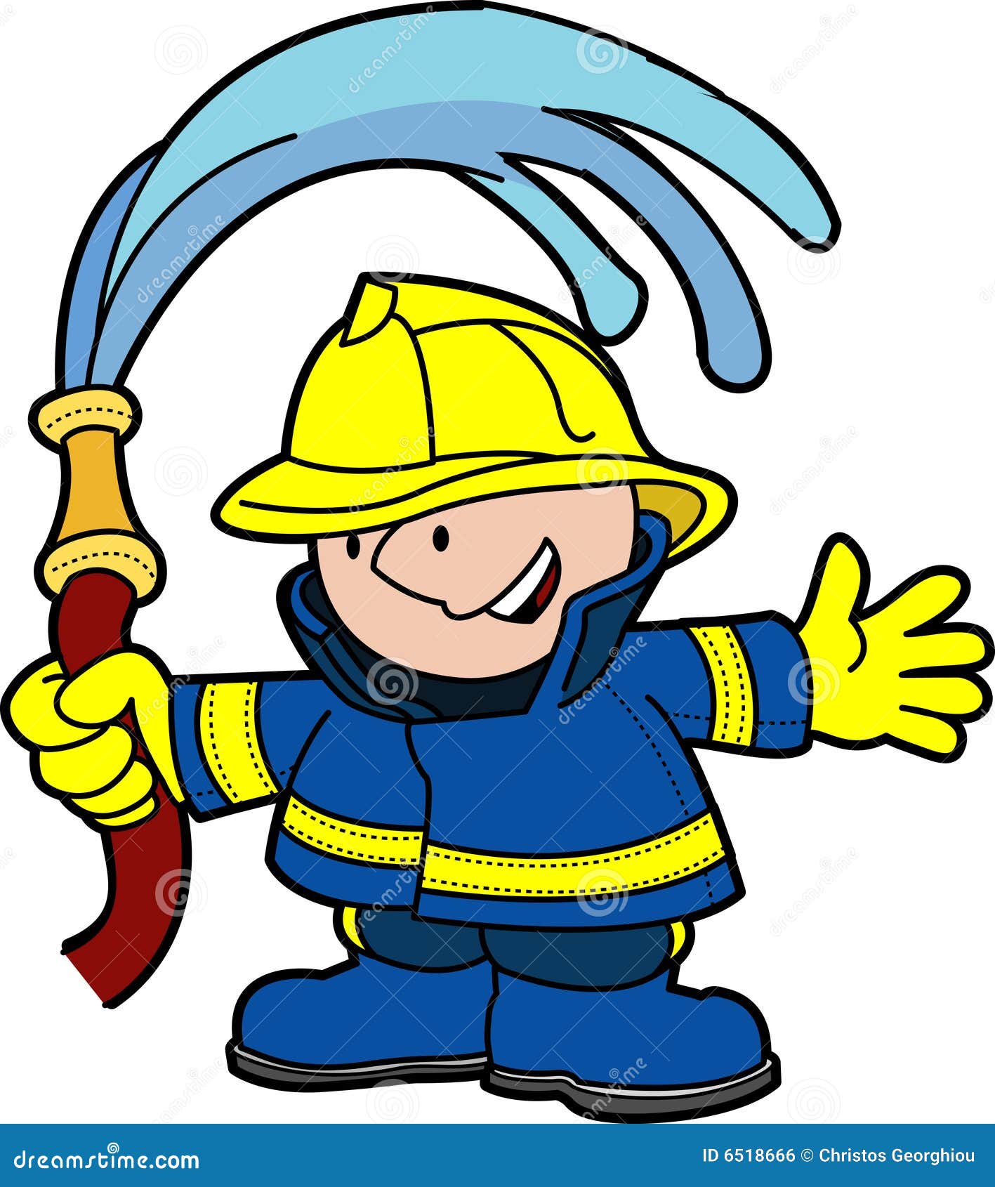 Illustratie Van Brandweerman Vector Illustratie - Illustration of ...