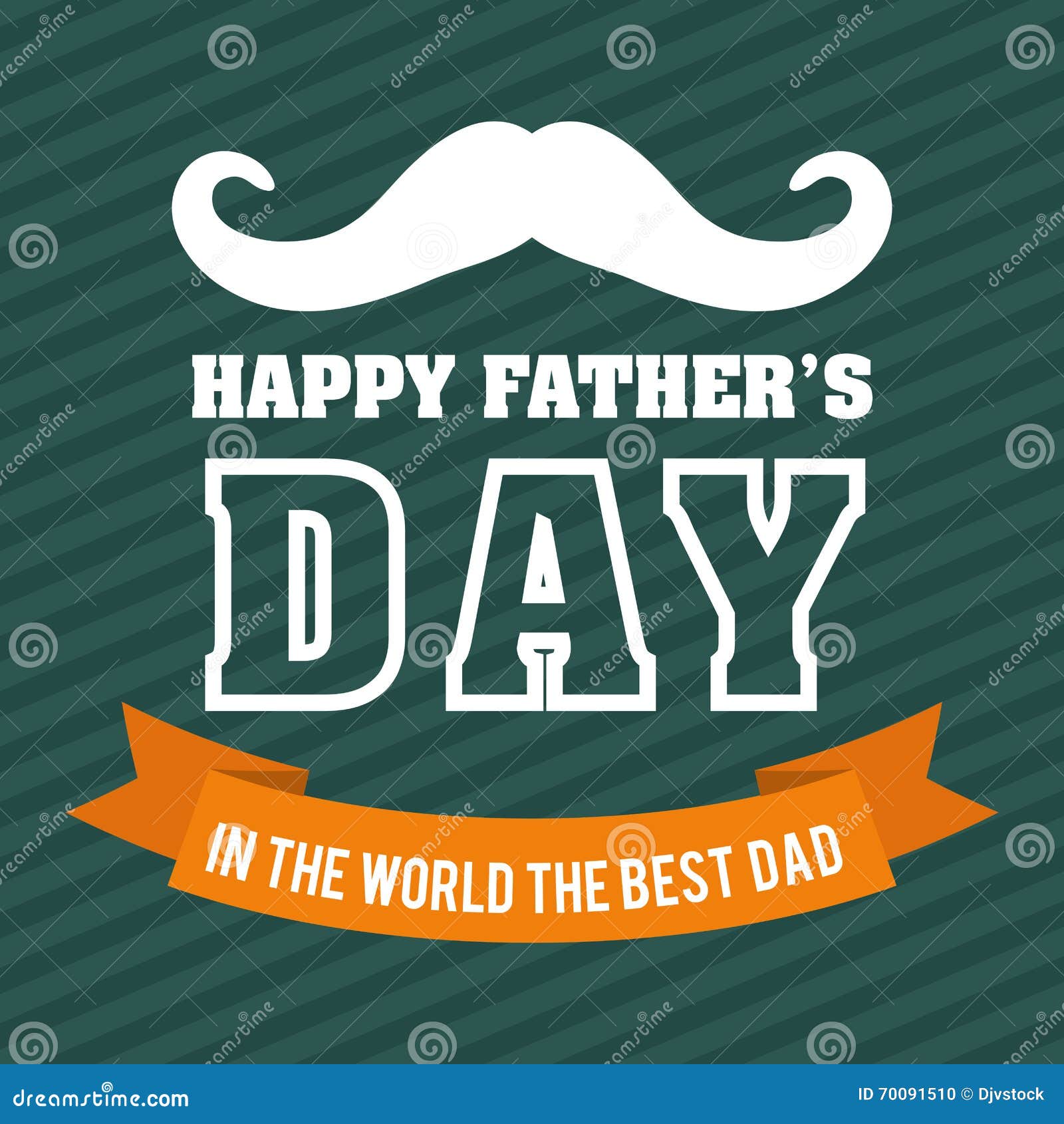 Illustratie Van Gelukkige Vadersdag Vector Illustratie - Illustration ...