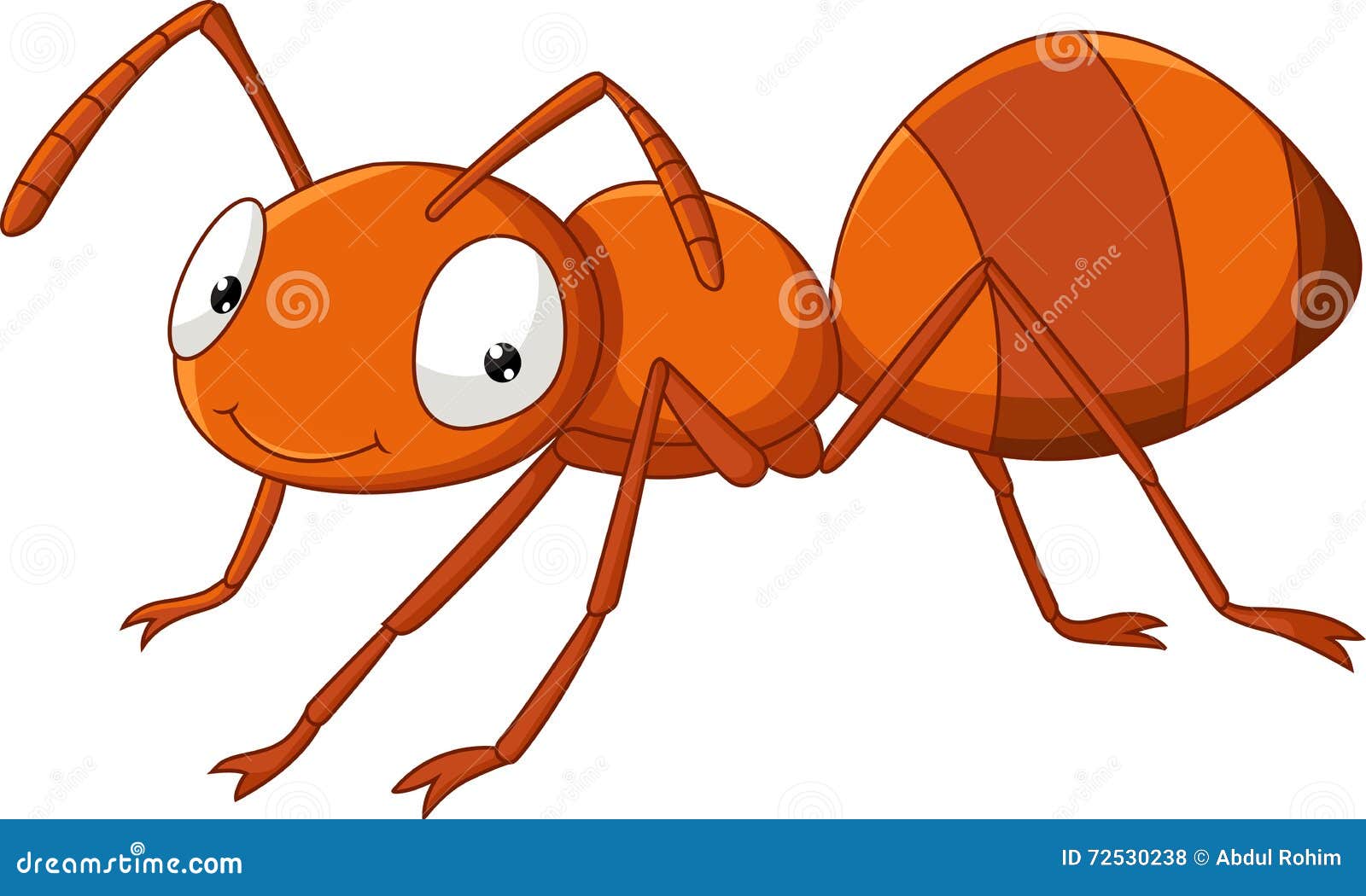 Illustratie Van Het Beeldverhaal Van De Mier Vector Illustratie ...