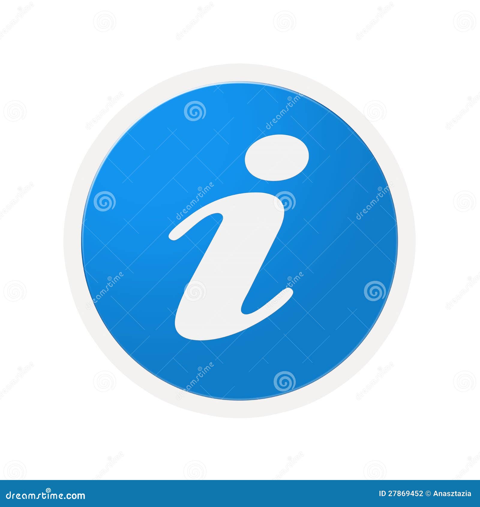 Illustratie Van Het Symbool Van De Informatie Stock Illustratie ...